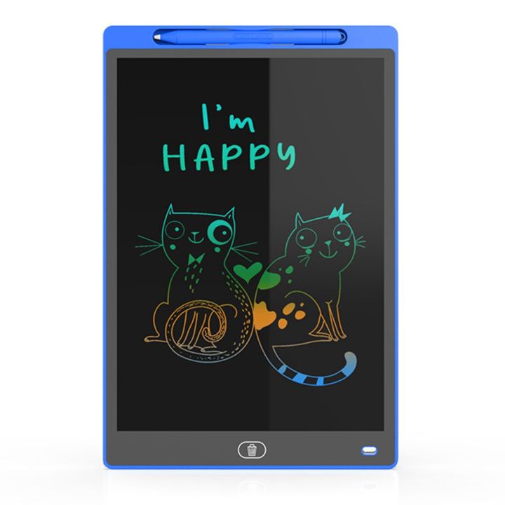 12 Inch Children'S Drawing Board LCD Handwriting Board LCD Electronic ...