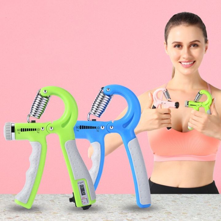 1Pcs Adjustable 5-60Kg Hand Grip Sports Strength Countable Exercise ...