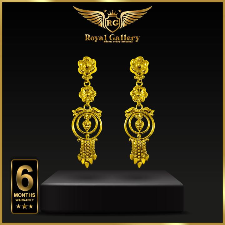 Gold Plated Heritage Tassel Earring Long-Lasting Guaranteed Earrings ...