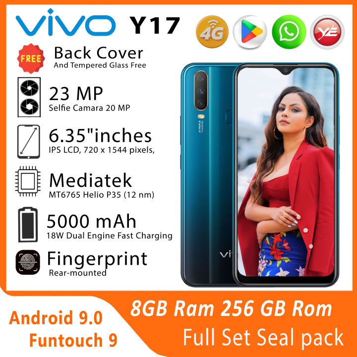 VIVIO Y17 -*සම්පූර්ණ කට්ටලය සමග සීල් පැක් ඇසුරුම *full set seal pack ...