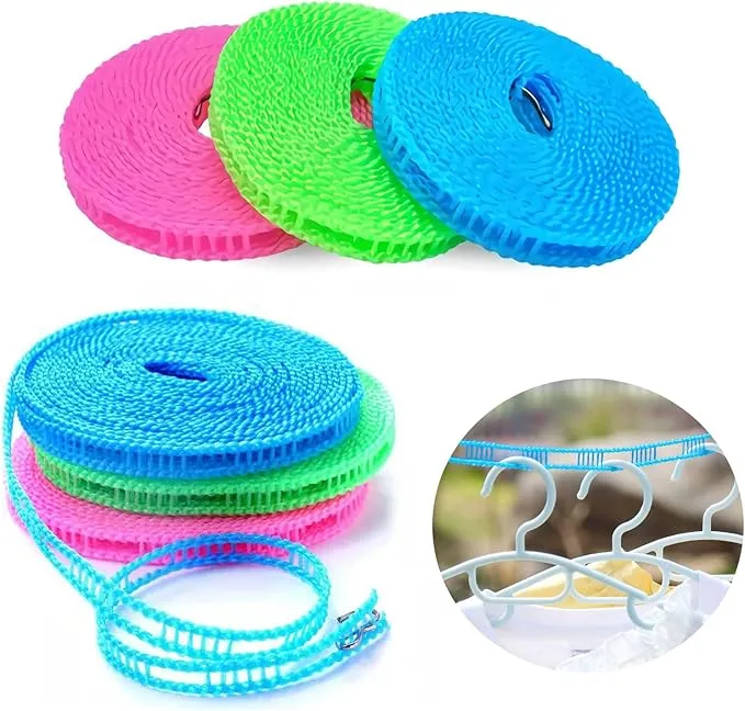 Laundry Clothesline Laundry Rope, Clothesline Rope, Multi-color ...