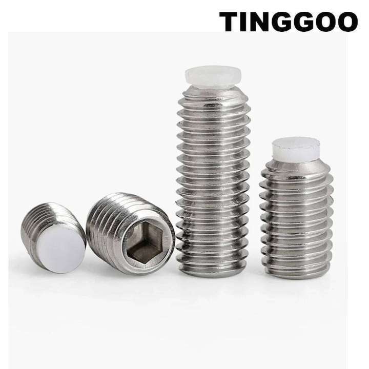 M2 M2.5 M3 M4 M5 M6 M8 M10 M12 M16 304 Stainless Steel Hex Hexagon Socket Plastic Nylon Convex ...