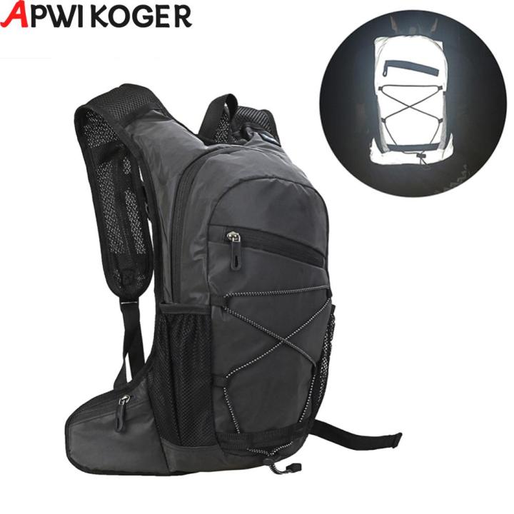 Bicycle Reflective Cycling Backpack Self Outdoor Hiking Bag Water Bag ...