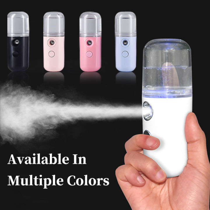 Mini 30mL Face Steamer USB Rechargeable Nano Facial Mister Beauty ...