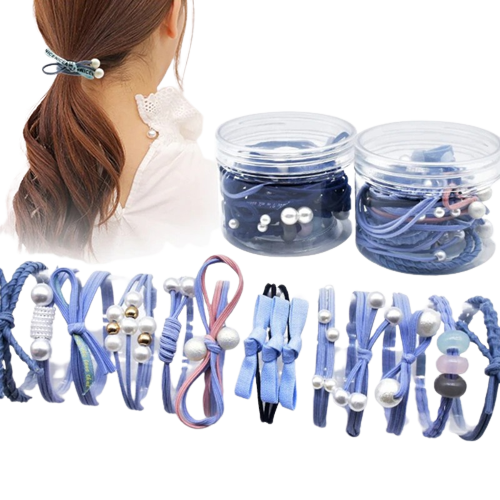 12Ps/Set Hair Ring Colorful Rubber Band Head Rope | Daraz.lk