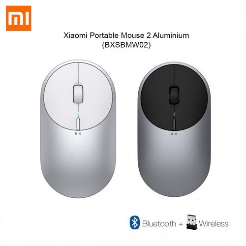 Xiaomi Mi Portable Mouse 2 Bluetooth Aluminium Metal | Daraz.lk