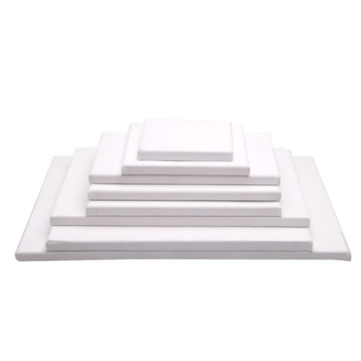 White Blank Square Artist Canvas Wooden Board Frame For Primed Oil ...