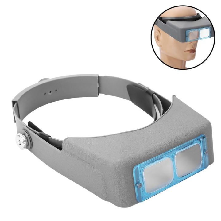 1Pcs Single Lens Hands Free Optivisor Magnifying Glasses Eye Loupe ...