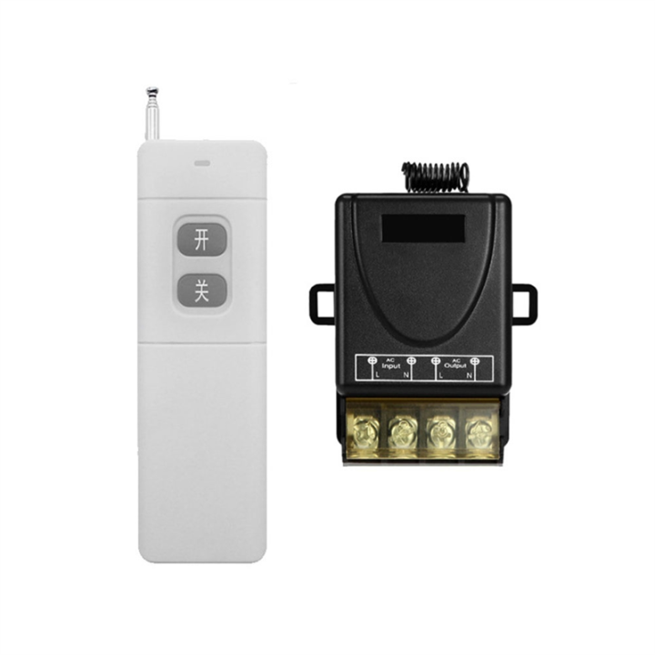 Wireless Remote Switch High-Power 30A Wide-Voltage Long-Distance RF433 ...