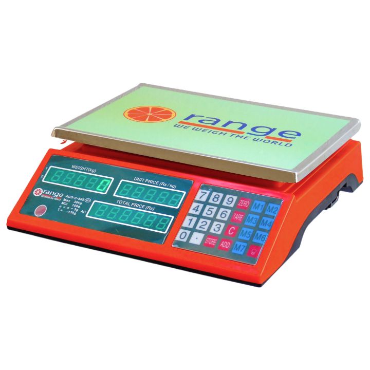 Scale Alpha Orange ACS 888 Licensed 30kg scale | Daraz.lk