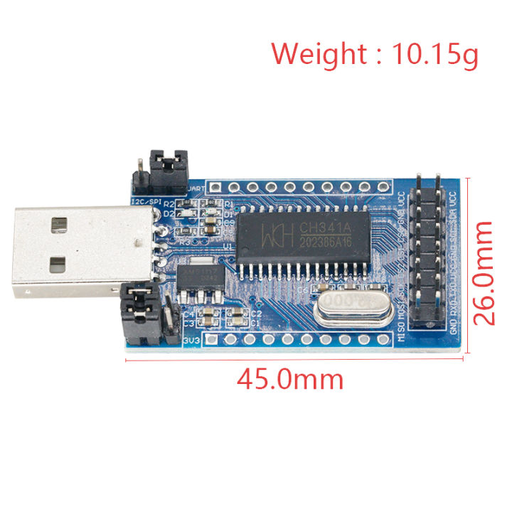 Ch341a Programmer Usb To Uart Iic Spi I2c Convertor Parallel Port ...