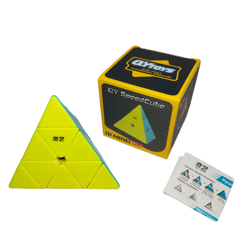 Professional Pyramid Speed Cube Rubik Cube Sticker Less 3×3x3 Triangle ...