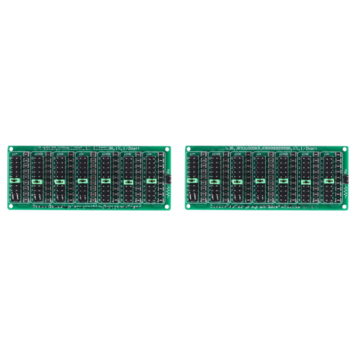 2X 7 Decade 1R - 9999999R Programmable SMD Resistor Slide Resistor ...