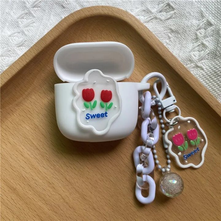 Korean Fresh Flower Case For Huawei FreeBuds SE2 Silicone Wireless ...