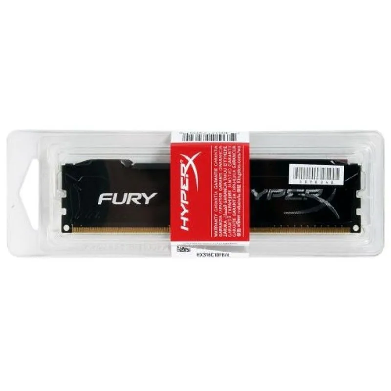 KlNGSTON HyperX RAM DDR4 4GB/ Desktop/ 2400MHz (PC4-19200) CL16 288-Pin ...