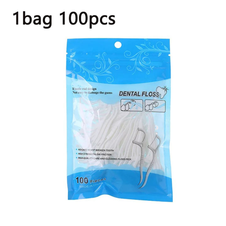 Dental Floss Flosser Picks Toothpicks Teeth Stick Tooth Cleaning ...