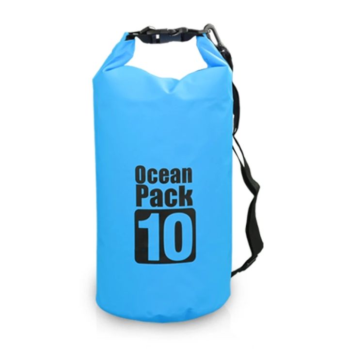 Waterproof Dry Bag, 10L Roll Top Lightweight Dry Storage Bag Backpack ...