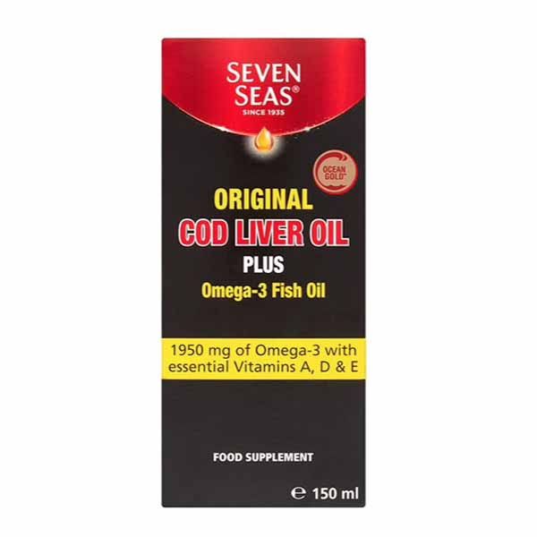 Seven Seas Cod Liver Oil Plus Omega 3 150ml | Daraz.lk