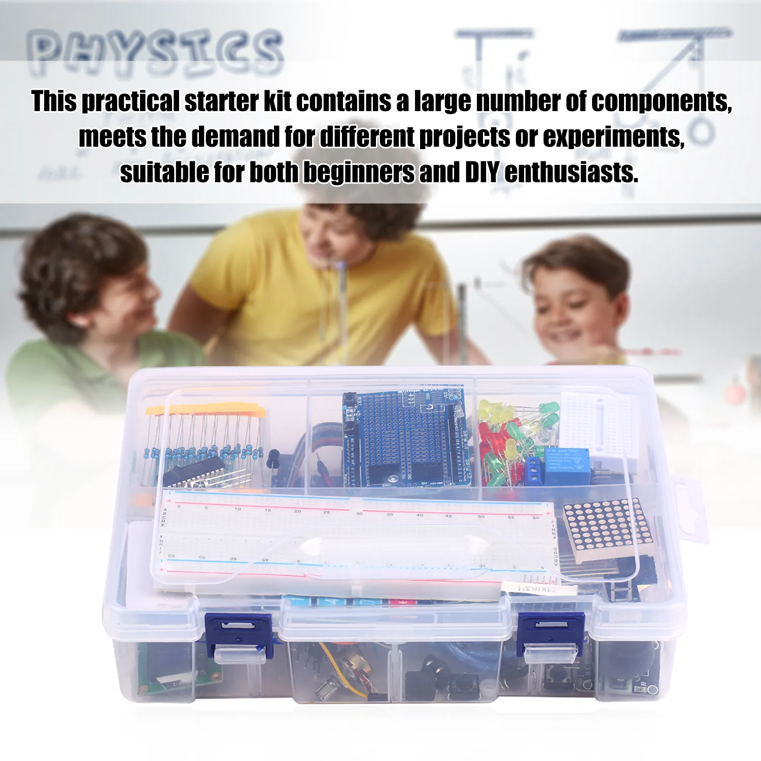Starter Kit Electronic Project Beginner Learning Kit with Sensors ...