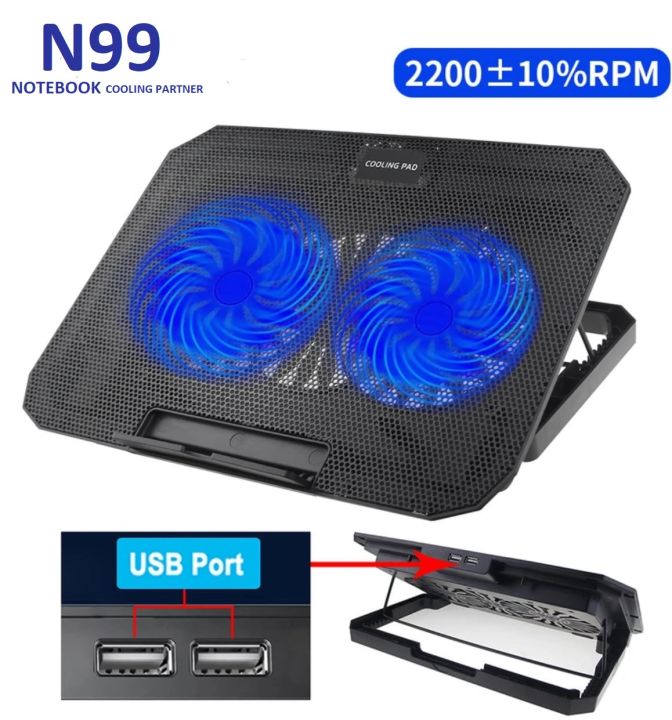 N99 Laptop Cooling [Application Laptop Size:12-16inch] Pad With ...