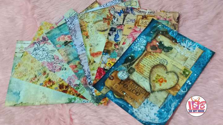 Journal Craft Paper, Scrap book Paper, 8 sheet, Paper | Daraz.lk