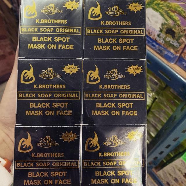 K.Brothers Black Soap Original - 50g | Daraz.lk