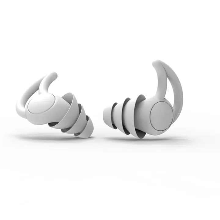 Sleep Soft Silicone Ear Plugs Sleeping Device Noise Reduction Earplugs ...