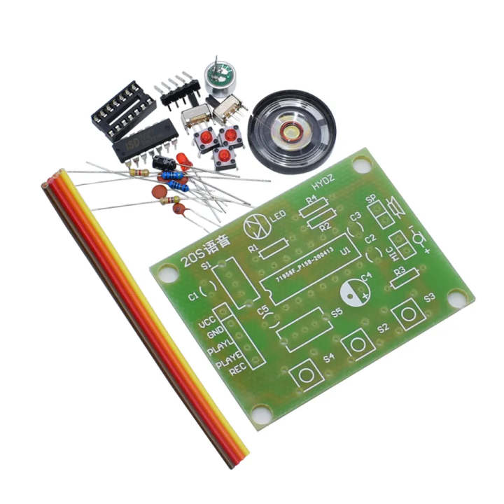 Voice Recorder 20 Second Sound Recorder DIY Kit [DKT-109] | Daraz.lk