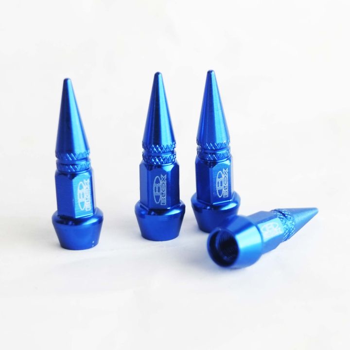 Car Universal spike type Dust cap - Blue Color | Daraz.lk
