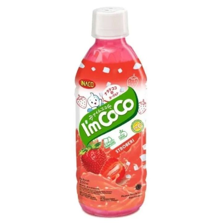 I'm Coco Strawberry Flavoured Drink with Nata De Coco 350ml | Daraz.lk
