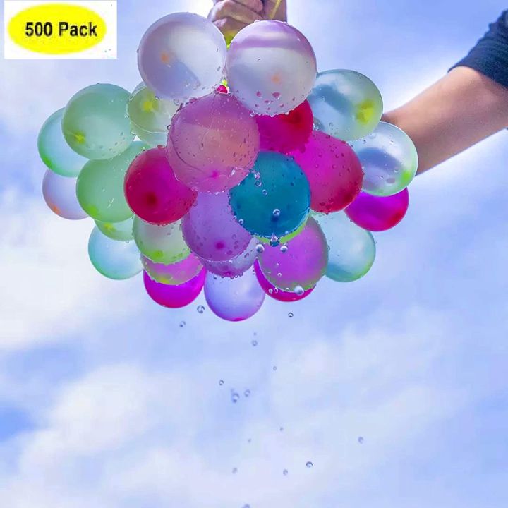 Water Balloons - Water Balloon Filler - 500 Pack Vibrant Colors - water ...