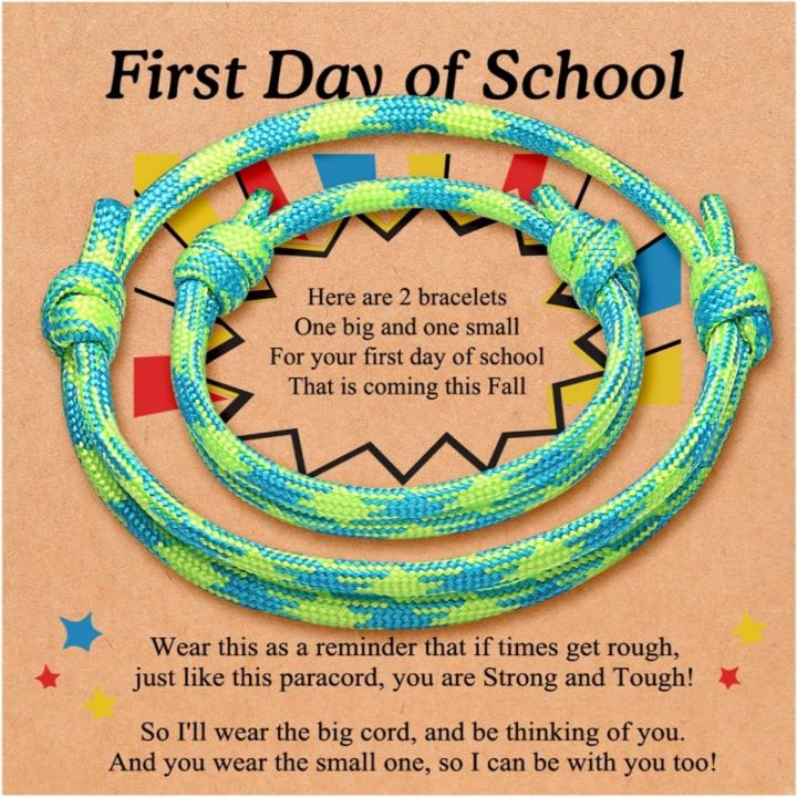 NEW First Day of School Bracelet Back to School Gifts Mommy and Me ...