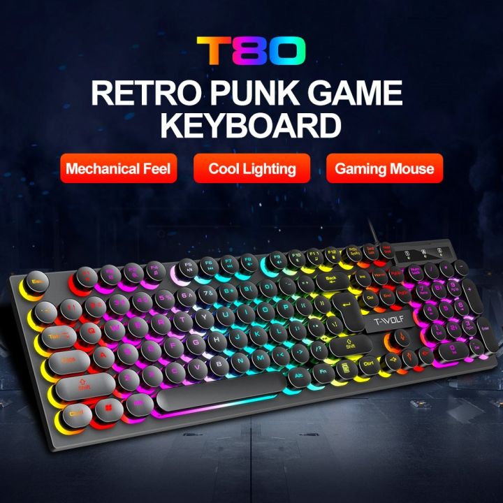 T - wolf gaming keyboard | Daraz.lk