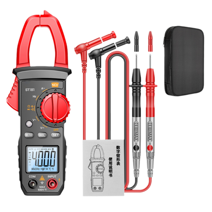 Intelligent Digital Clamp Meter High Precision Multimeter 400A AC/DC ...