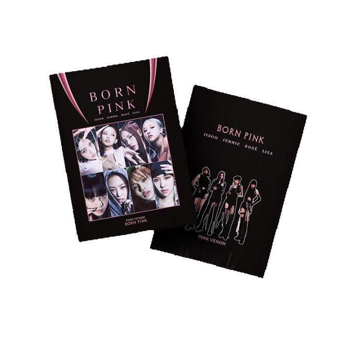 Black Pink BORN PINK Pink Venom Album Book 50 Pages | Album Poster Lomo ...