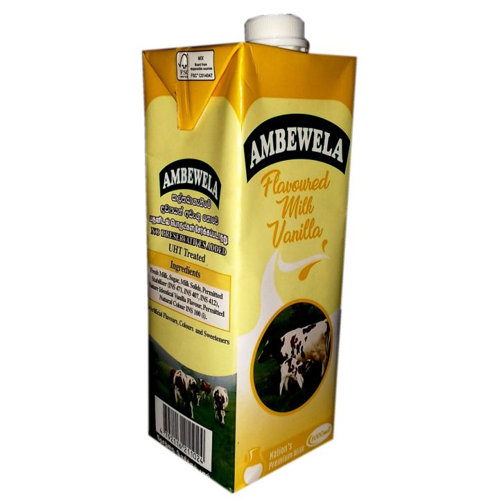 4L-Ambewela Vanilla Flavor Fresh Milk | Daraz.lk
