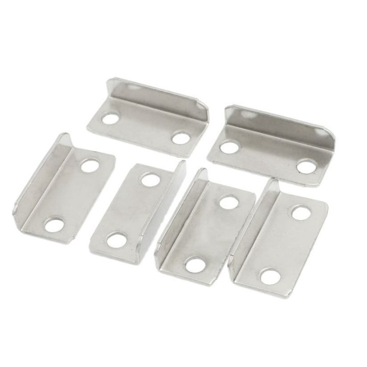 Drawer Lock Strike Plate-20 x Drawer Lock Strike Plate-Silver(10 in 1 ...