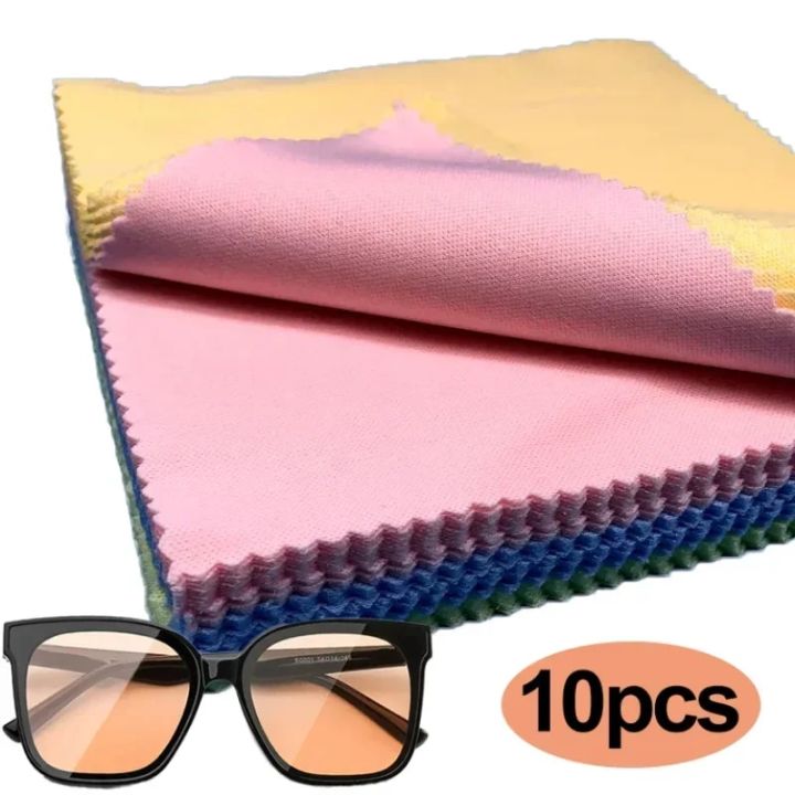 Glasses Cleaning Cloth Reusable Microfiber Glasses Cleaner Fabric ...