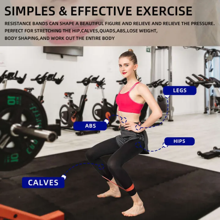 Ge Deng Fitness Male Resistance Band Strength Track Field Squat Tool ...