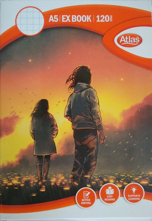 Atlas Exercise 120 Pages ( Single Ruled/ Square Ruled ) Book | Daraz.lk