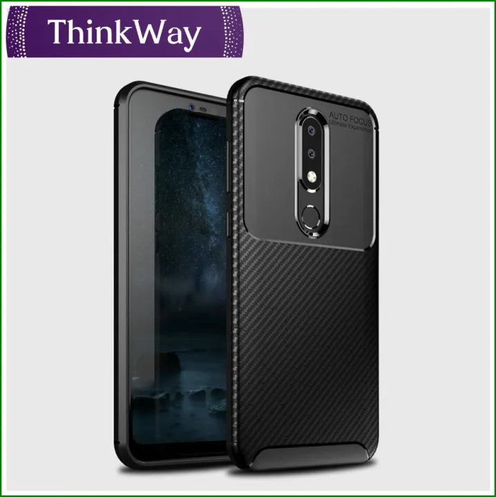 【ThinkWay】Rugged Armor Shock Resistant Soft Rubber Silicone Phone Back ...