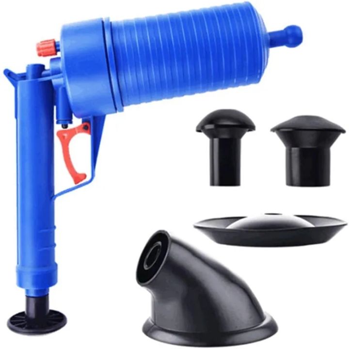 Air Power Drain Blaster Gun Sewer Toilet Bathroom Kitchen Clogging ...