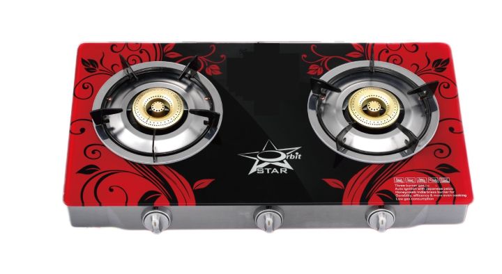 Orbit Star Glasstop 2 Burner Gas Cooker | Daraz.lk