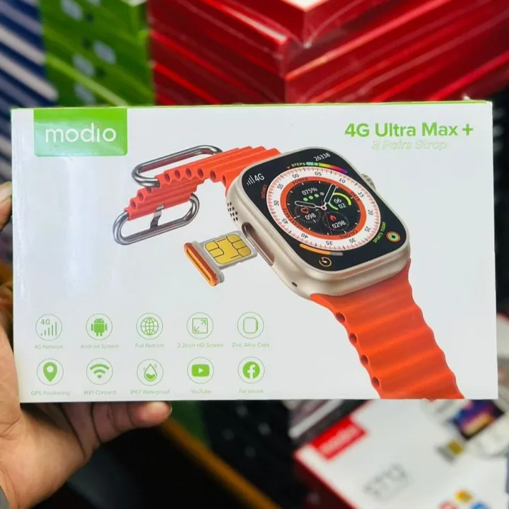 Modio 4G Ultra Max Plus & Modio 4G Ultra Smart Watch 4GB & 6GB Ram 64GB Rom Modio 4GUltramax ...
