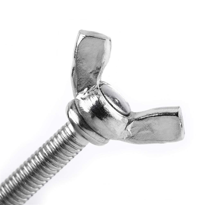 15 Pcs M5 Butterfly Wing Hand Screws Bolts 304 Stainless Steel Fastener ...