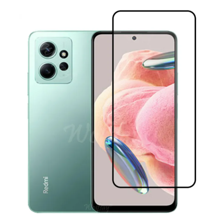 Xiaomi Redmi12 Tempered Glass - 9H Full glue - Full coverage | Daraz.lk