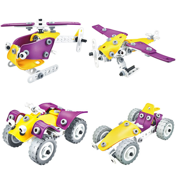 Building Blocks Multifunctional Mechanical Engineering Vehicle Puzzle ...