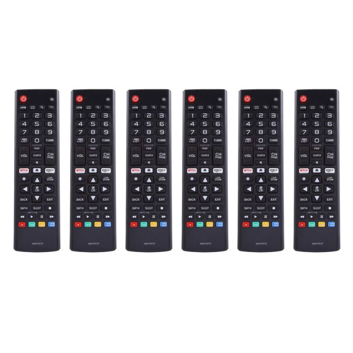 6X New Smart Tv Remote Control for Lg Akb75095307 Lcd LED Hdtv Tvs Lj ...