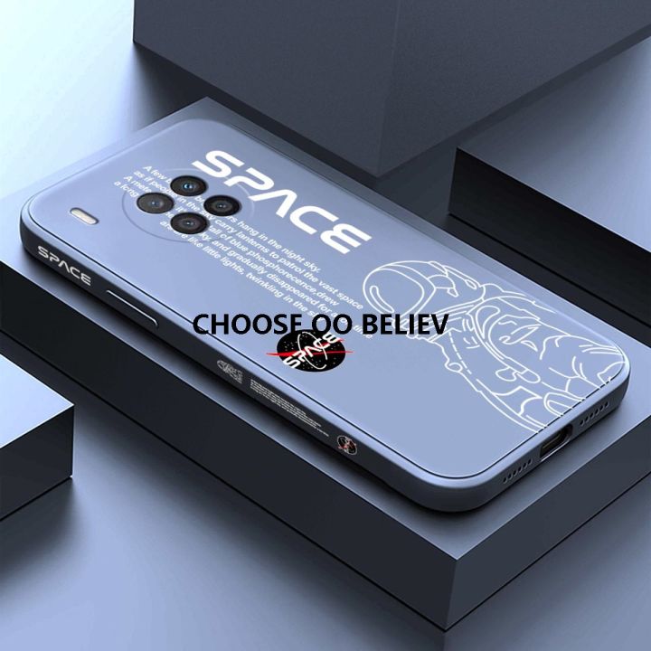 CHOOSE Hontinga for Huawei Nova 8I Case Side Design Cool Astronaut Back ...