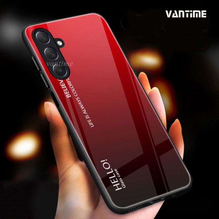 Vantime for Samsung Galaxy M54 F54 5G Case Gradient Phone Back Hard ...